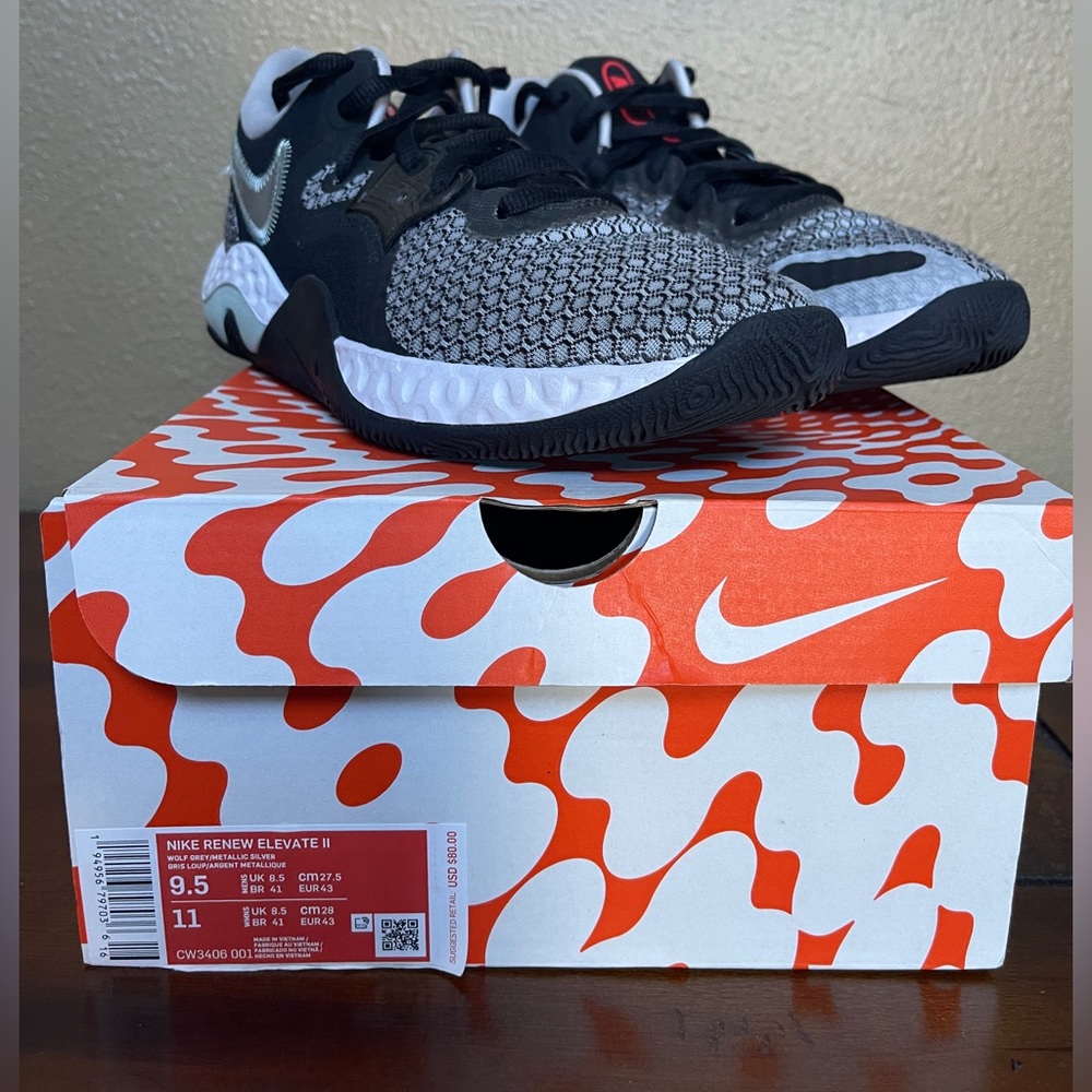 Nike Renew Elevate 2 Wolf Grey/Metallic Silver Men’s … - Gem